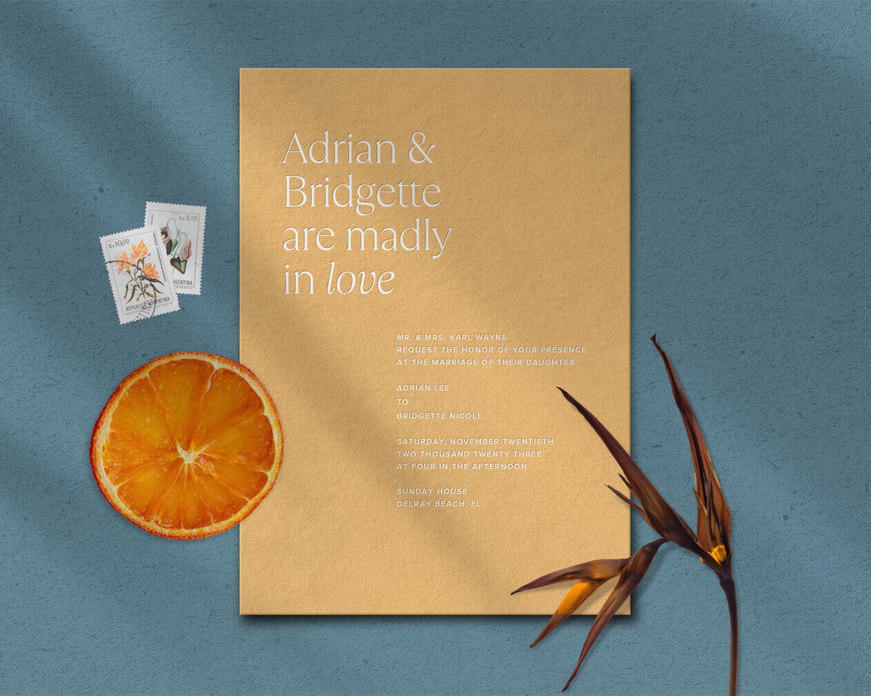 See the Best Summer Wedding Invitations at B&B