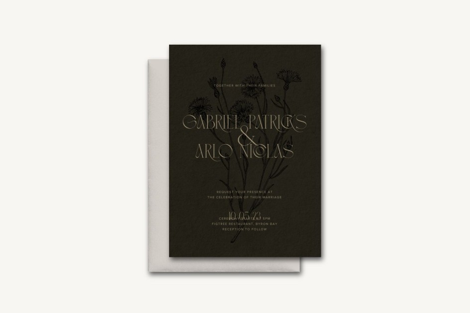 Beautiful Printed Wedding Invitations - Shop the Arlo Collection