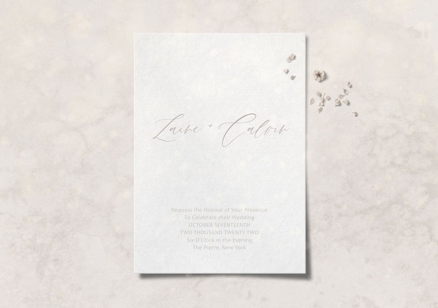 Online Wedding Invitation - Shop the Calvin Collection at B&B
