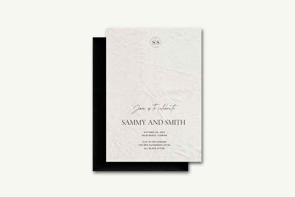 Beautiful Printed Wedding Invitations - Shop the Smith Collection