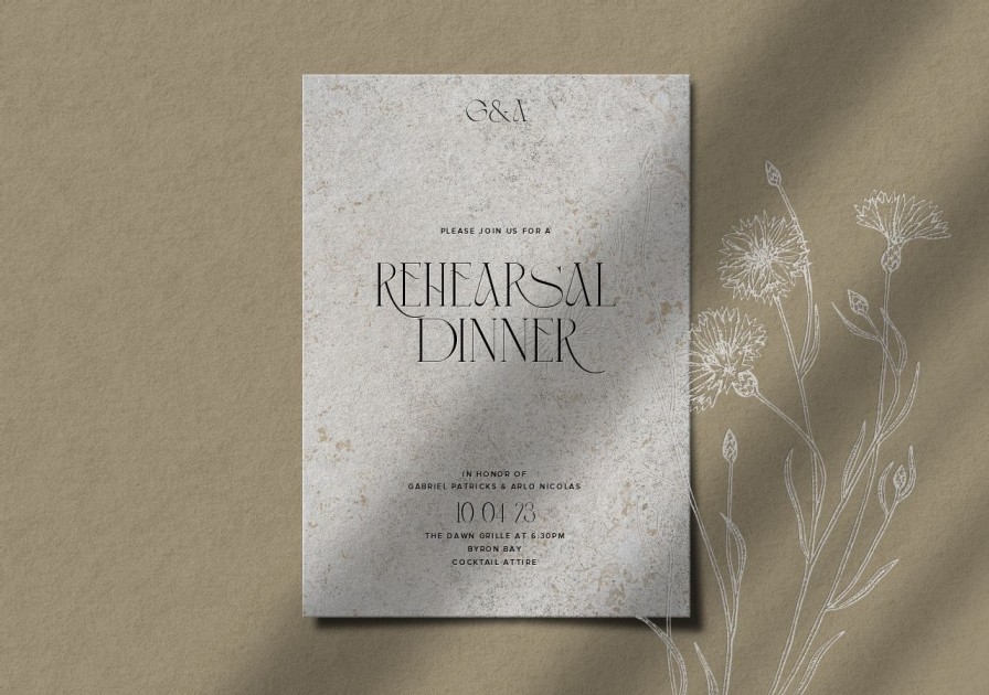 Online Rehearsal Dinner Invitation - Shop the Arlo Collection at B&B
