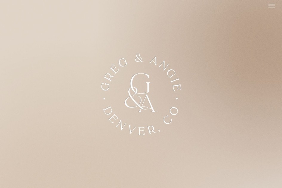 Great Wedding Websites - Check out the Angie Design at B&B