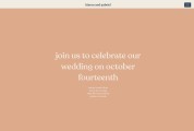 Great Wedding Websites - Check out the Cameron Design at B&B