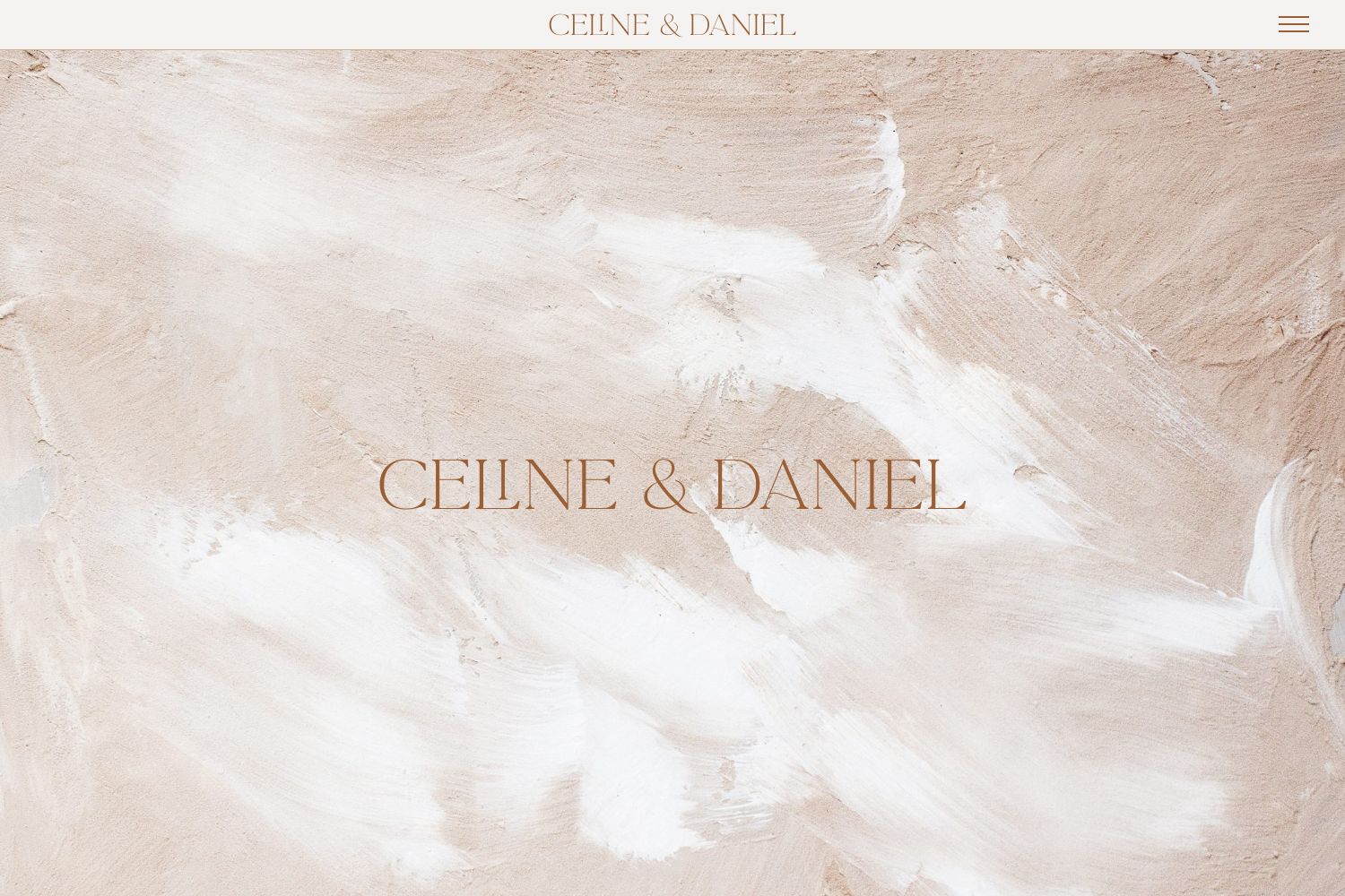 Great Wedding Websites - Check out the Celine Design at B&B